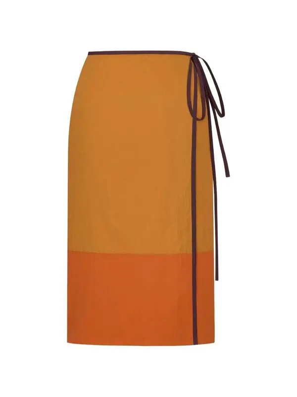 Saint Laurent Nylon Pencil Skirt