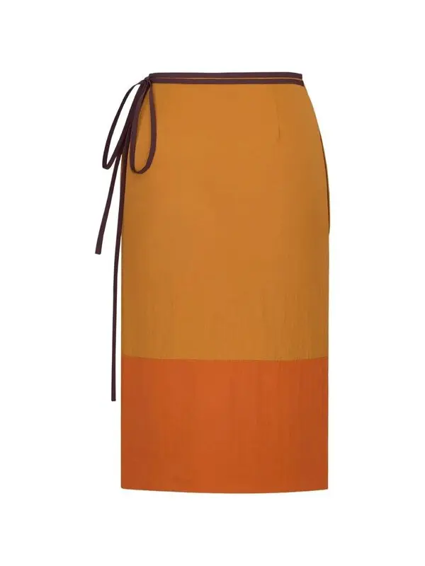 Saint Laurent Nylon Pencil Skirt