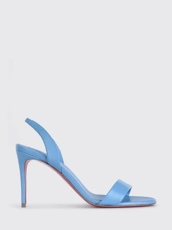 CHRISTIAN LOUBOUTIN O Marylin Nappa Leather Sandals - Blue