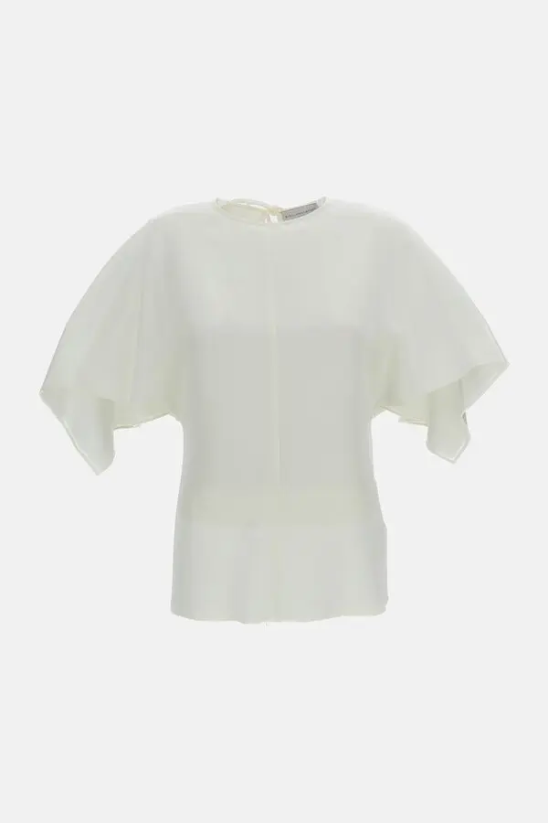 Stella McCartney Handkerchief Satin Top - Multicolor