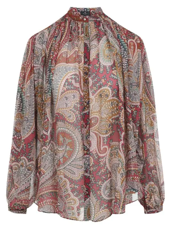 Etro Camicia Con Stampa Paisley