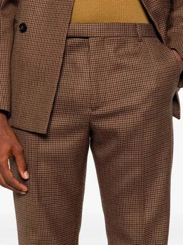 Gucci Wool Houndstooth Trousers