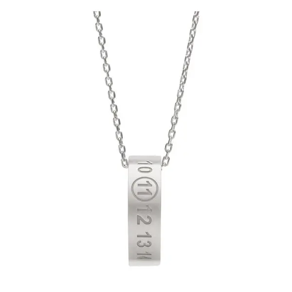MAISON MARGIELA Numeric Necklace - Silver