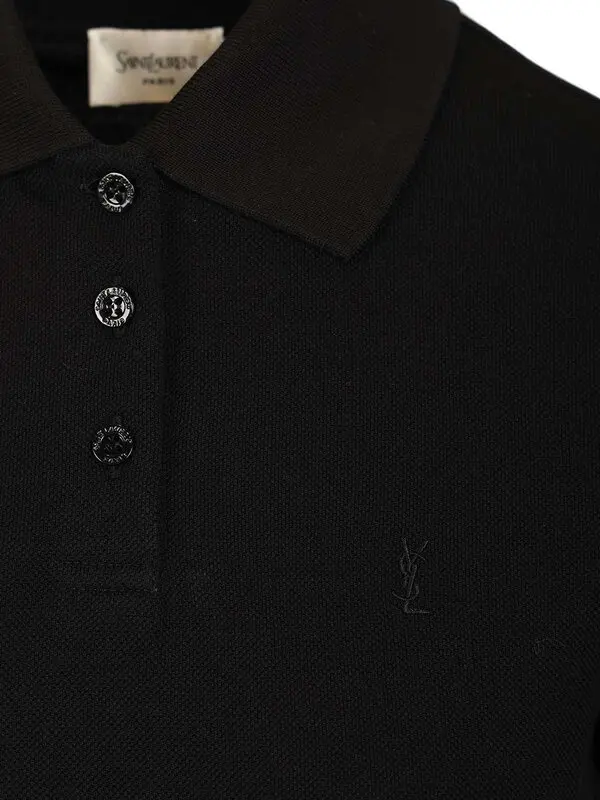 Saint Laurent Polo Dress - Black