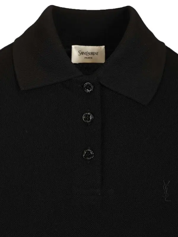 Saint Laurent Polo Dress - Black
