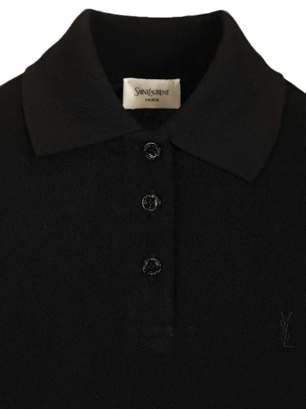Saint Laurent Polo Dress - Black