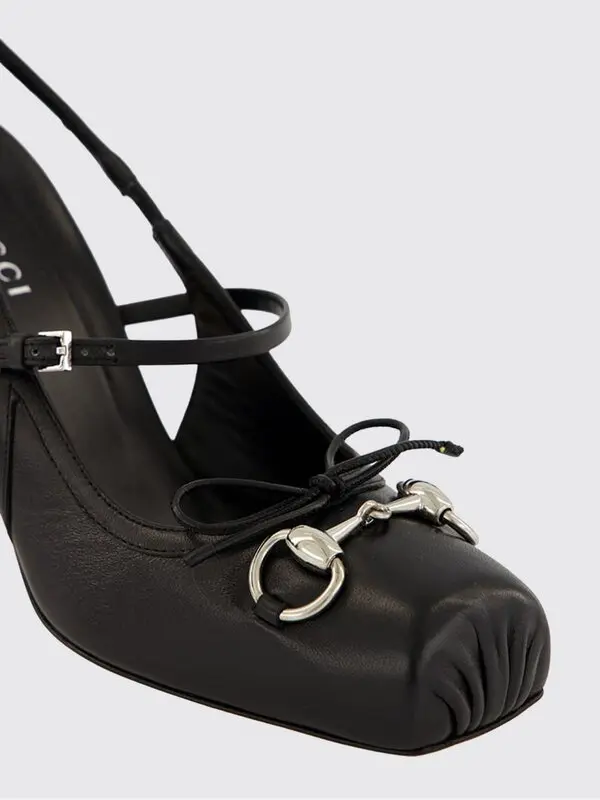 Gucci Leather Pumps With Horsebit