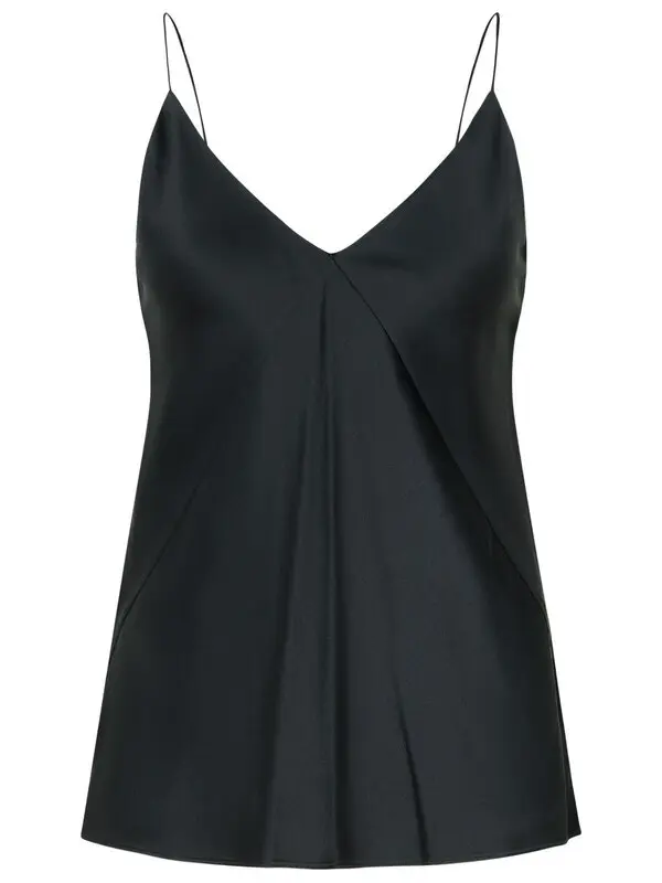 Max Mara Silk Top - Black