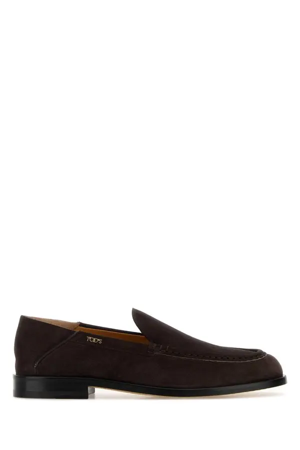 TOD'S Dark Suede Loafers