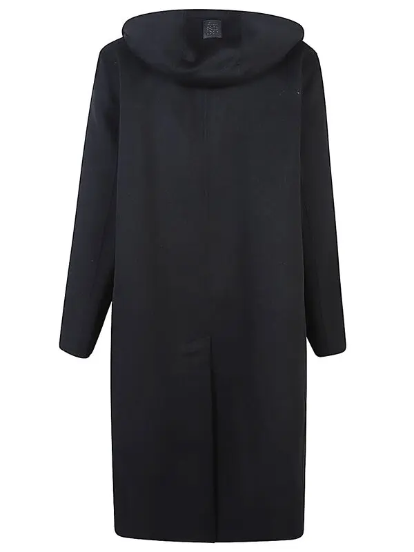 Loewe Wool And Cashmere Blend Hooded Coat