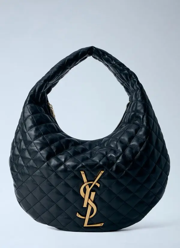 Saint Laurent Icare Hobo Shoulder Bag - Black