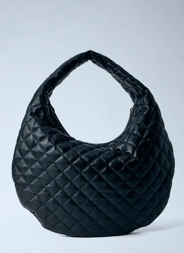 Saint Laurent Icare Hobo Shoulder Bag - Black
