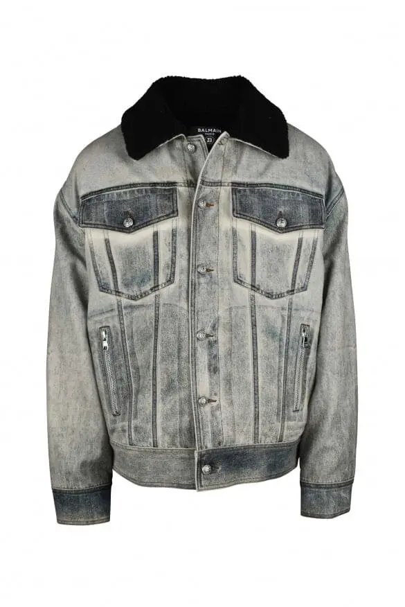 Balmain Denim Jacket - Blue