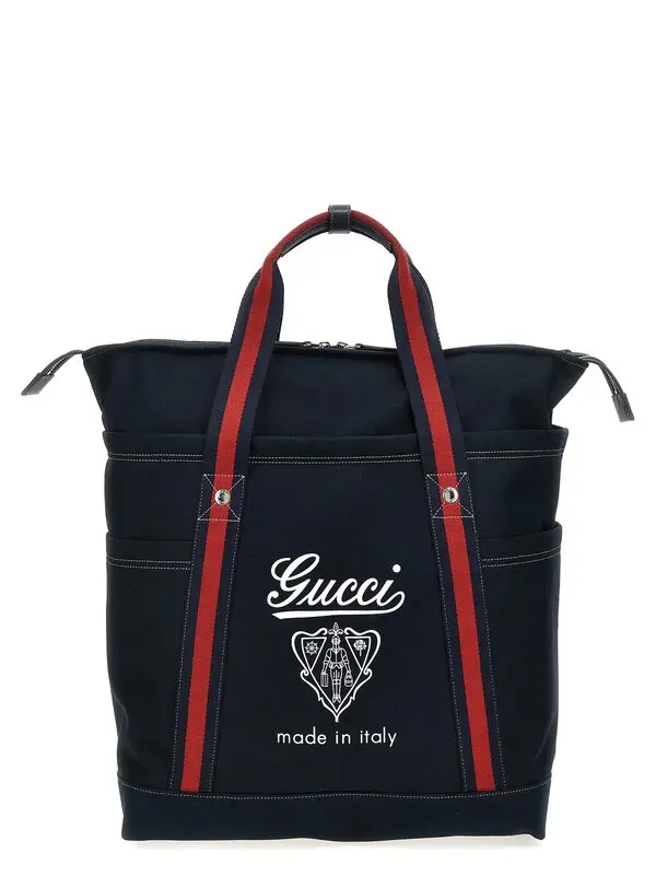 Gucci Large Coat Of Arms Shopping - Blue