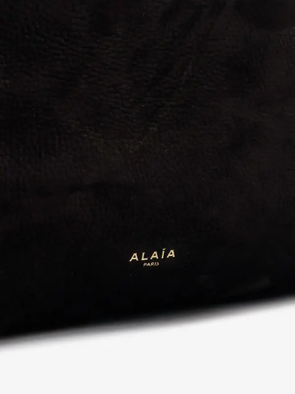 Alaïa Le Click Pocket 35 Nabuk Shoulder Bag - Multicolor