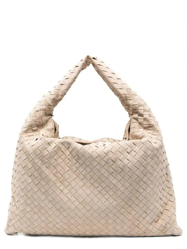 Bottega Veneta Large Hop Bag - Cream