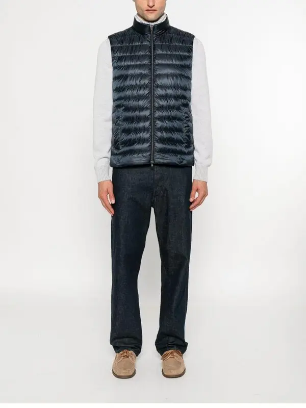 Herno Nylon Puffer Vest - Multicolor