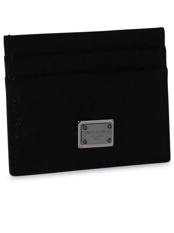 Dolce & Gabbana Leather Dauphine Card Holder
