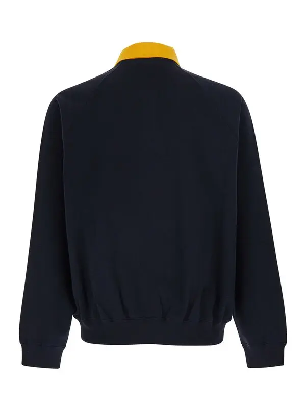 Versace Cotton Collared Pullover - Multicolor