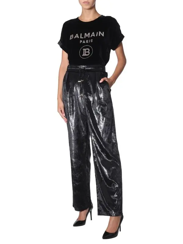 Balmain Wide Leg Pants