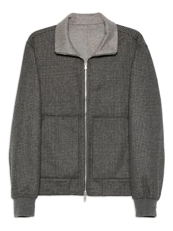 Brunello Cucinelli Cashmere Bomber Jacket - Multicolor