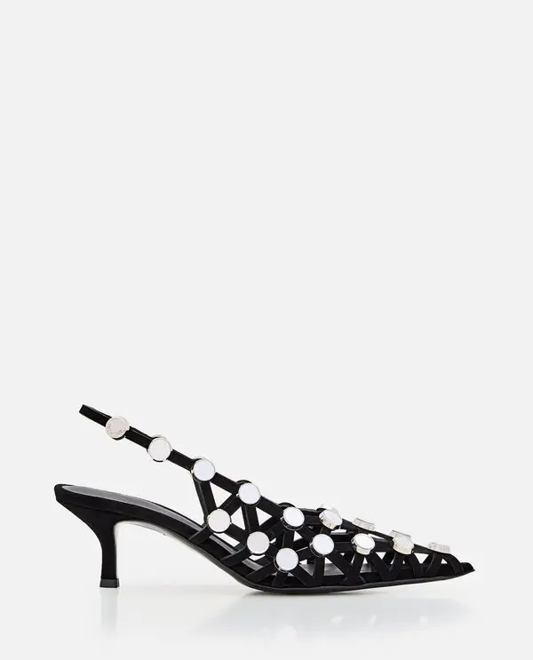 Attico Grid Slingback 50 Mm