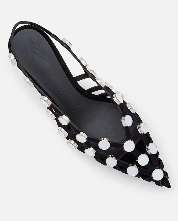 Attico Grid Slingback 50 Mm
