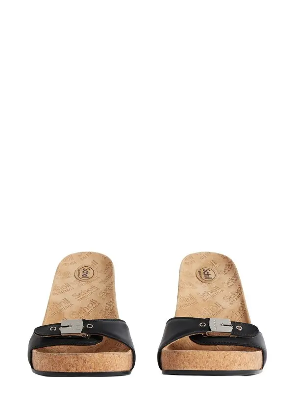Balenciaga Scholl Sandals - Black