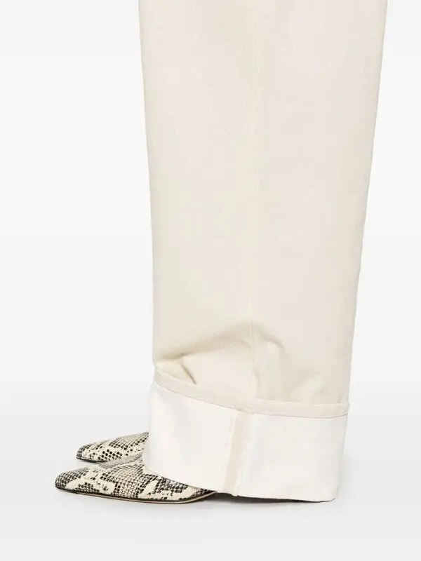 Bottega Veneta Straight Leg Jeans With Back Print