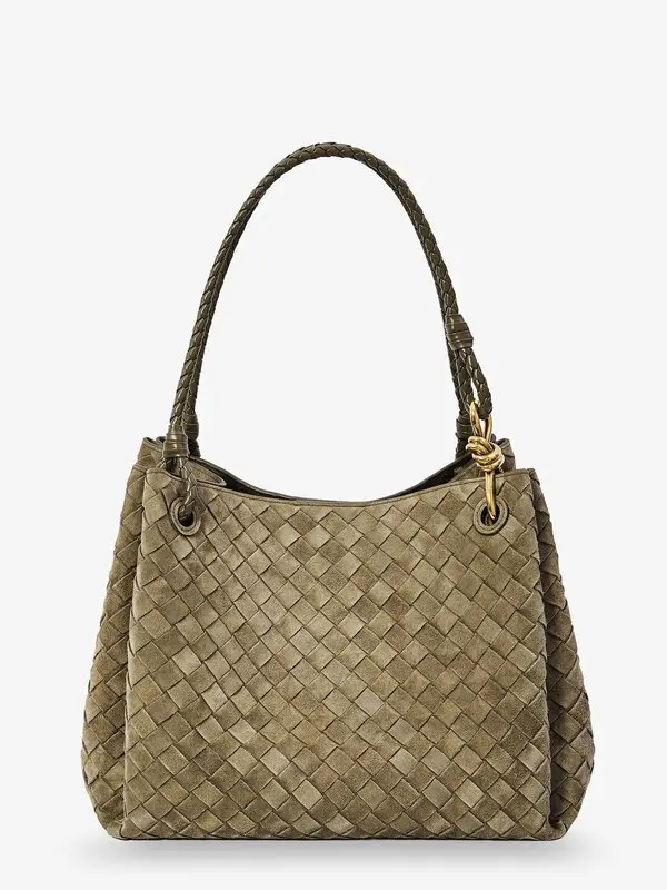 Bottega Veneta Parachute Large Suede Shoulder Bag - Multicolor