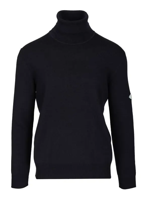 Bottega Veneta Navy Wool Turtleneck Sweater