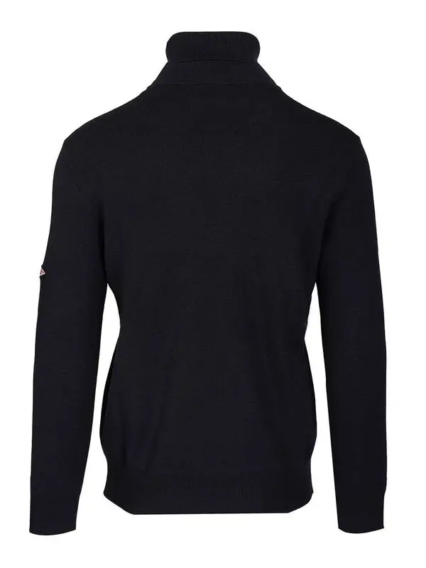 Bottega Veneta Navy Wool Turtleneck Sweater