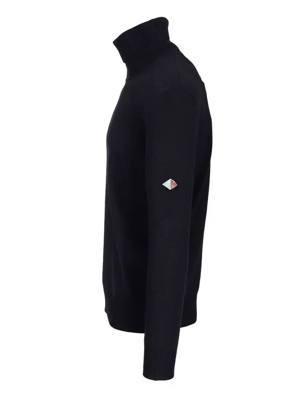 Bottega Veneta Navy Wool Turtleneck Sweater