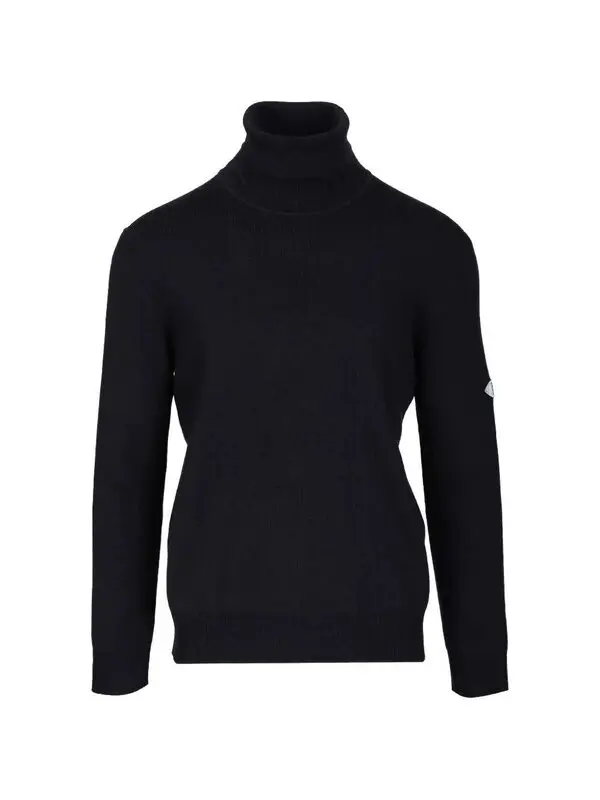 Bottega Veneta Navy Wool Turtleneck Sweater