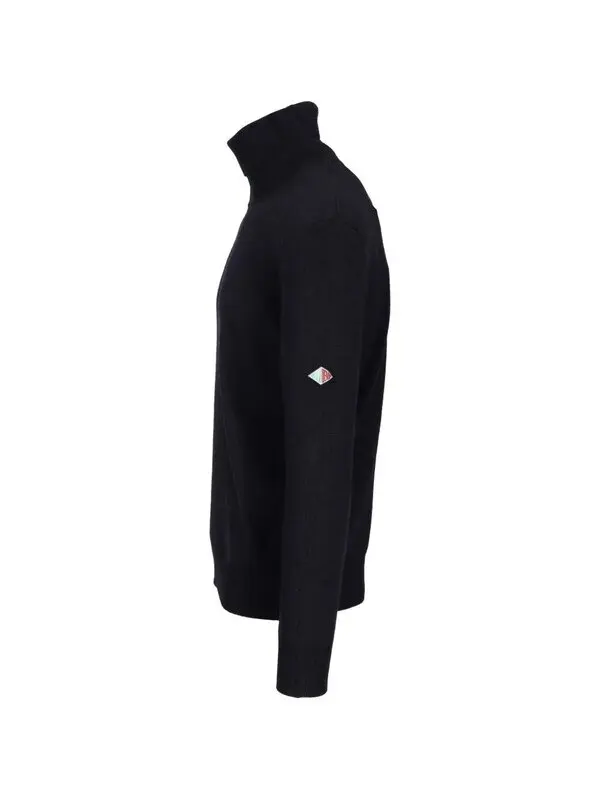 Bottega Veneta Navy Wool Turtleneck Sweater