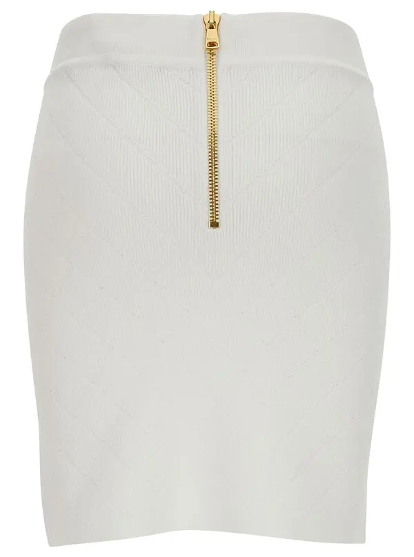 Balmain Mini Pencil Skirt - Multicolor
