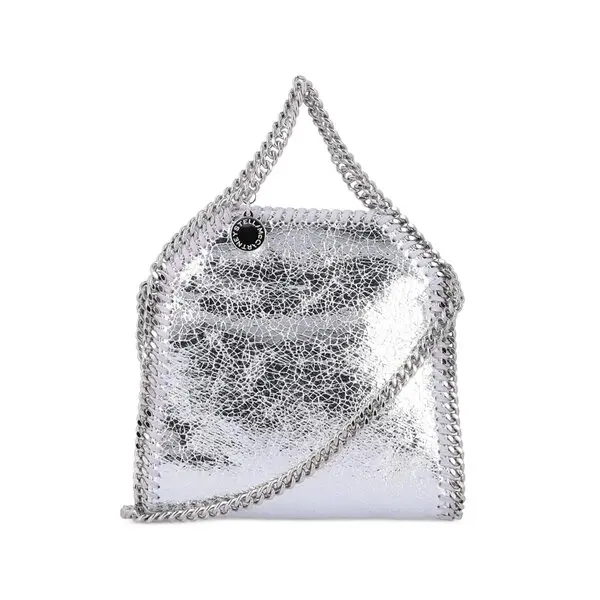 Stella McCartney Metallic Tote Bag - Silver