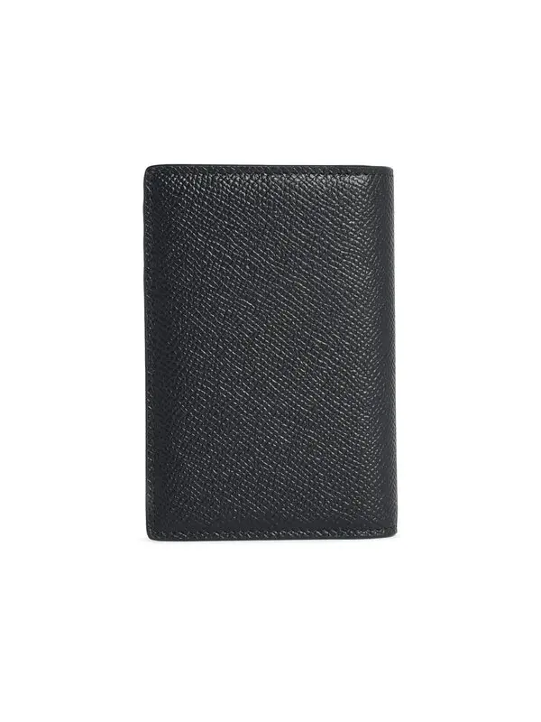 Dolce & Gabbana Fold' Dauphine Leather Card Holder