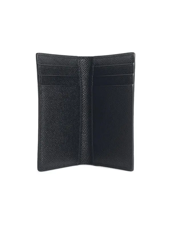 Dolce & Gabbana Fold' Dauphine Leather Card Holder