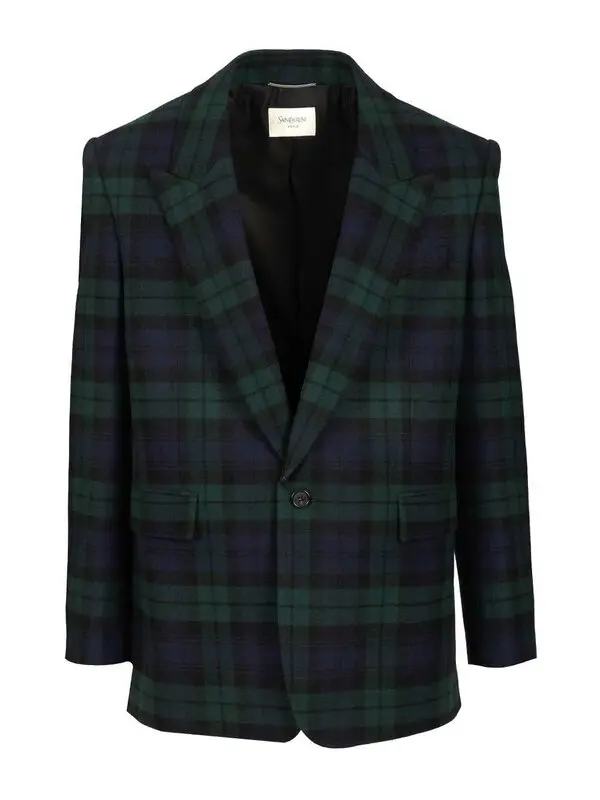 Saint Laurent Tartan Jacket