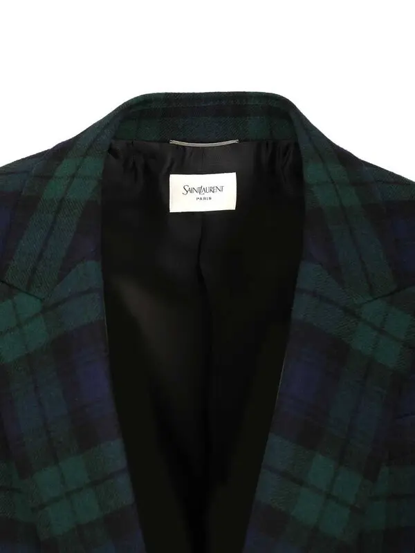 Saint Laurent Tartan Jacket