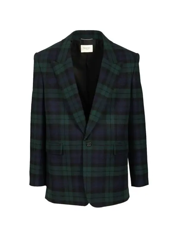 Saint Laurent Tartan Jacket