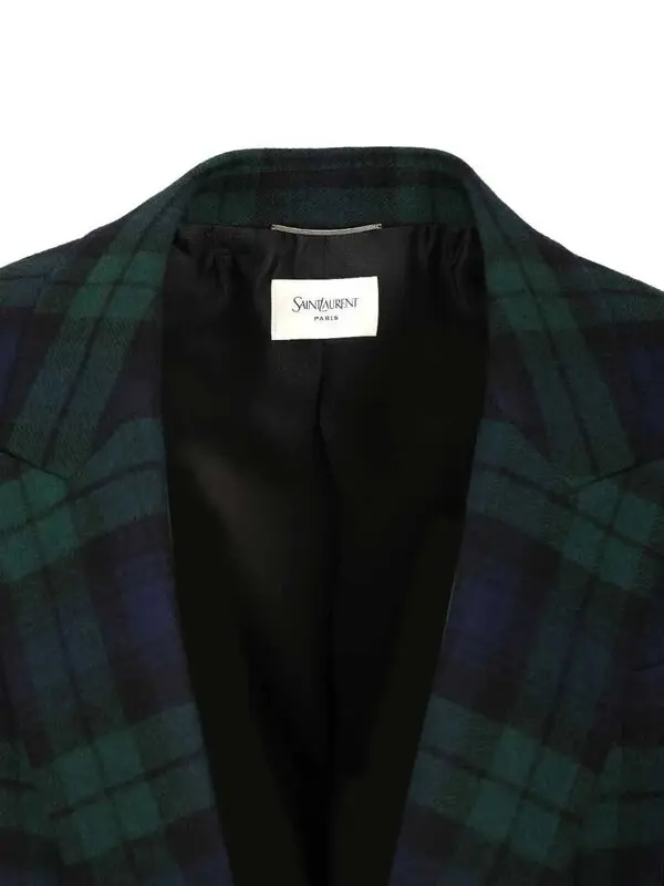 Saint Laurent Tartan Jacket