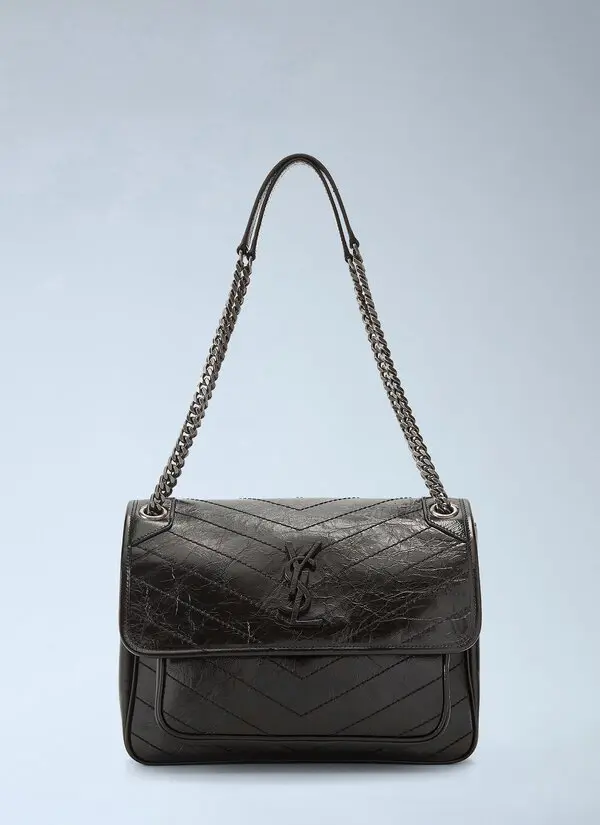 Saint Laurent Niki Shoulder Bag - Black