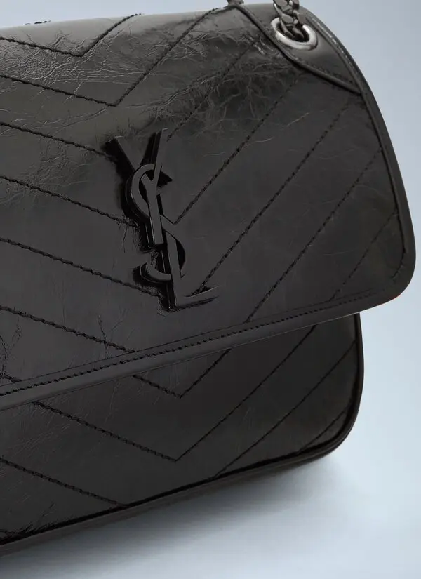 Saint Laurent Niki Shoulder Bag - Black