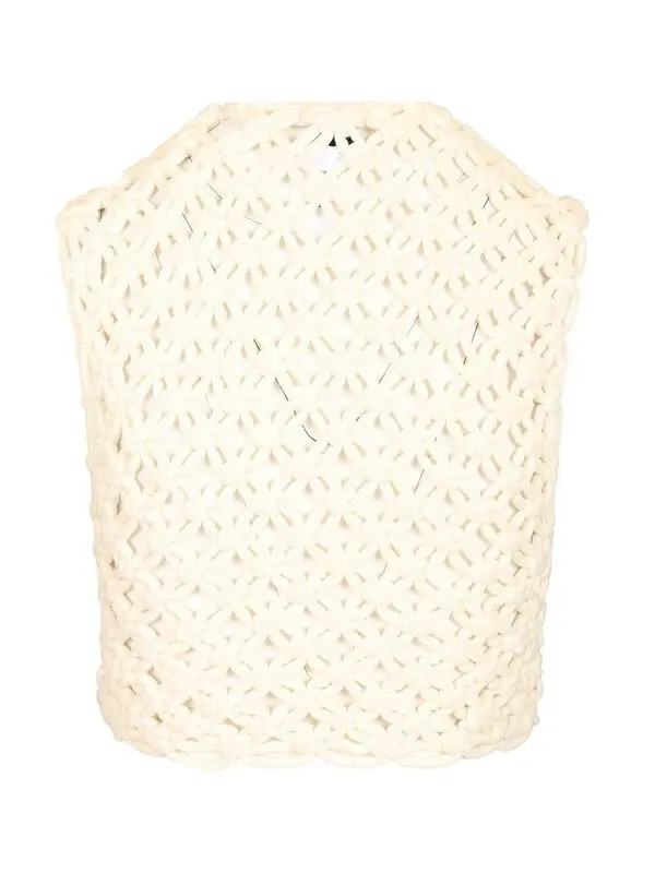 Alaïa Cotton And Nylon Top