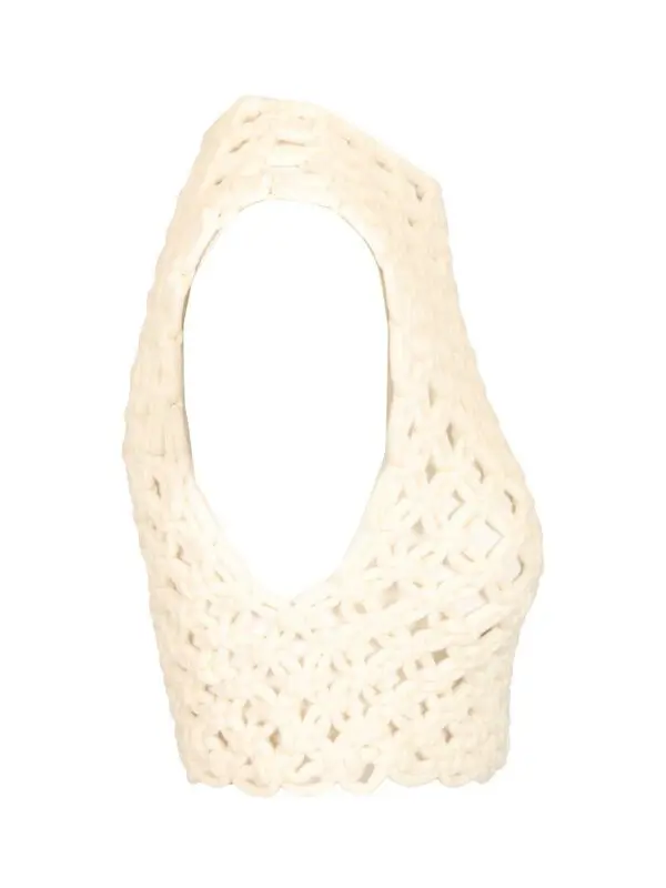 Alaïa Cotton And Nylon Top