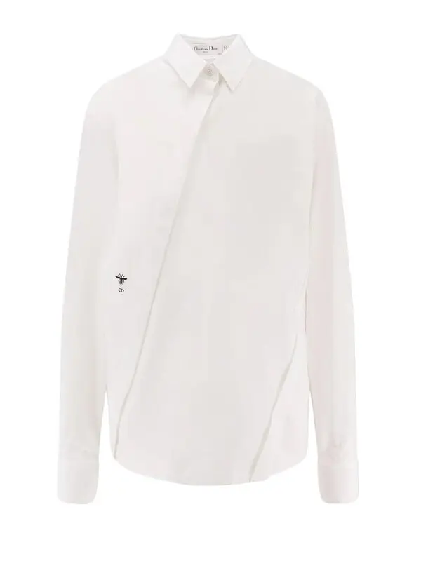 Dior Shirt With Asymmetrical Closure - White