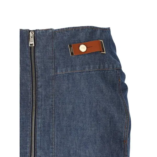 Fendi Denim Denim Skirts