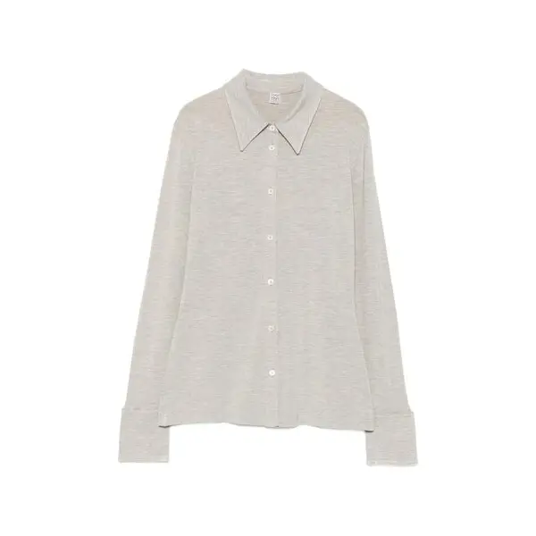 TOTEME Grey Tops Shirts - Gray